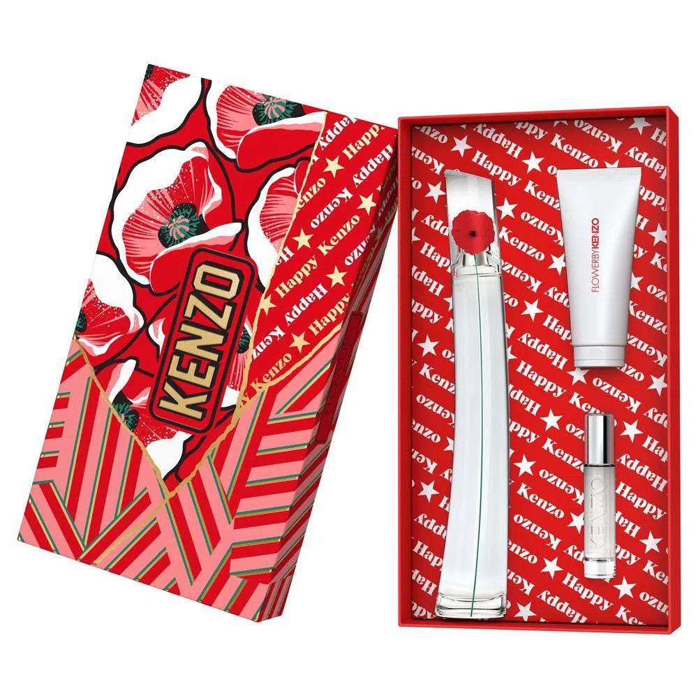 Kenzo Flower by Kenzo Poppy Bouquet EDP (W) / 3 Pc SP 100